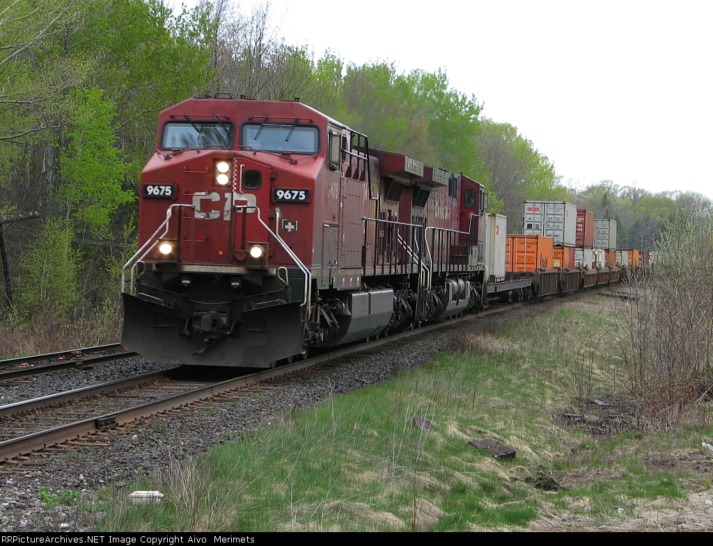 CP 9675 at Spicer with 158.